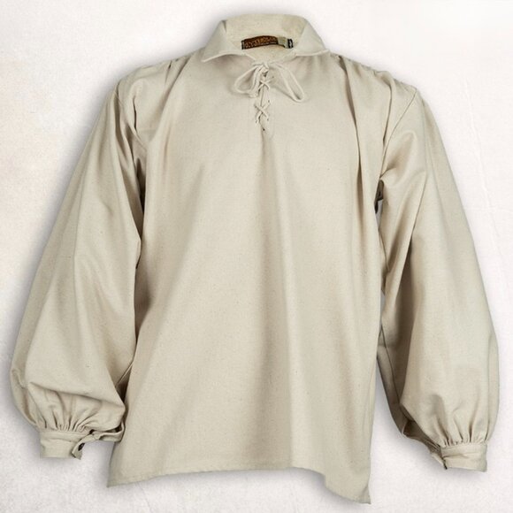 Mytholon | Shirts | Canvas Shirt Medieval Renaissance Peasant Cream ...